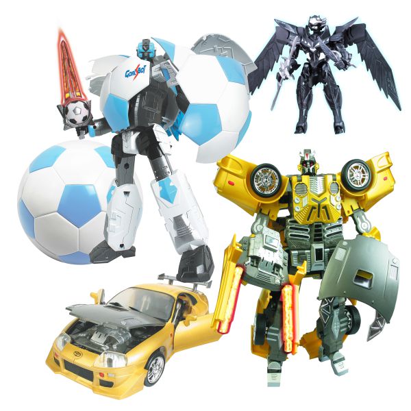 Transforable Toys | HappeyWell | V-Create | X-Bot | Face-Block | Goal ...